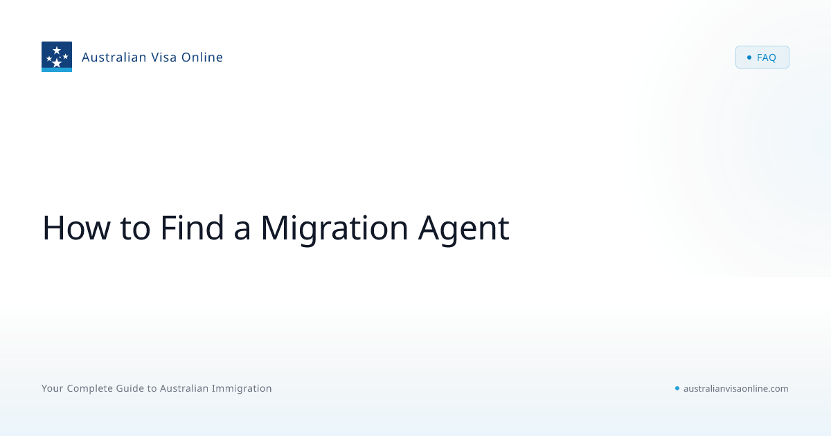Find Migration Agent Australia 2026 | Australian Visa Online