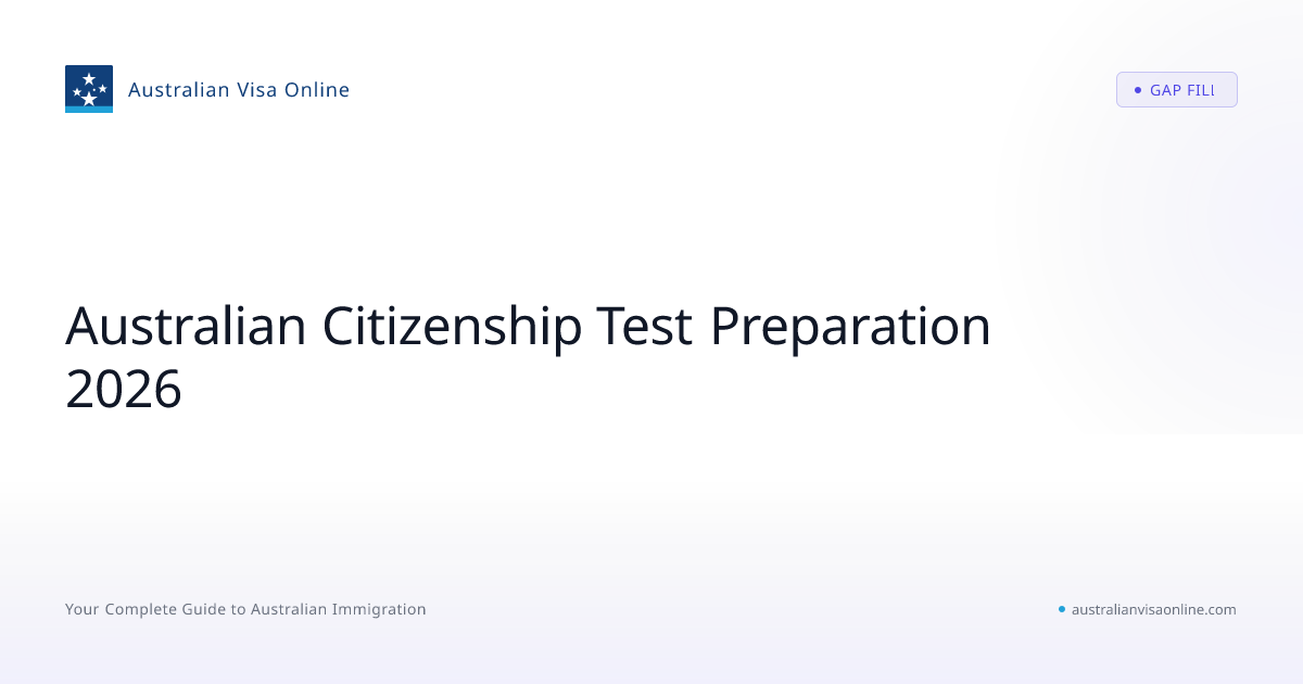 Australian Citizenship Test Prep 2026