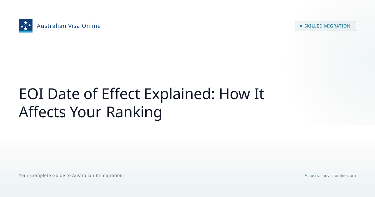 EOI Date of Effect Explained Australia 2026